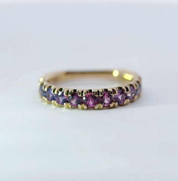euro band ring - ombre sapphire – Len Collective