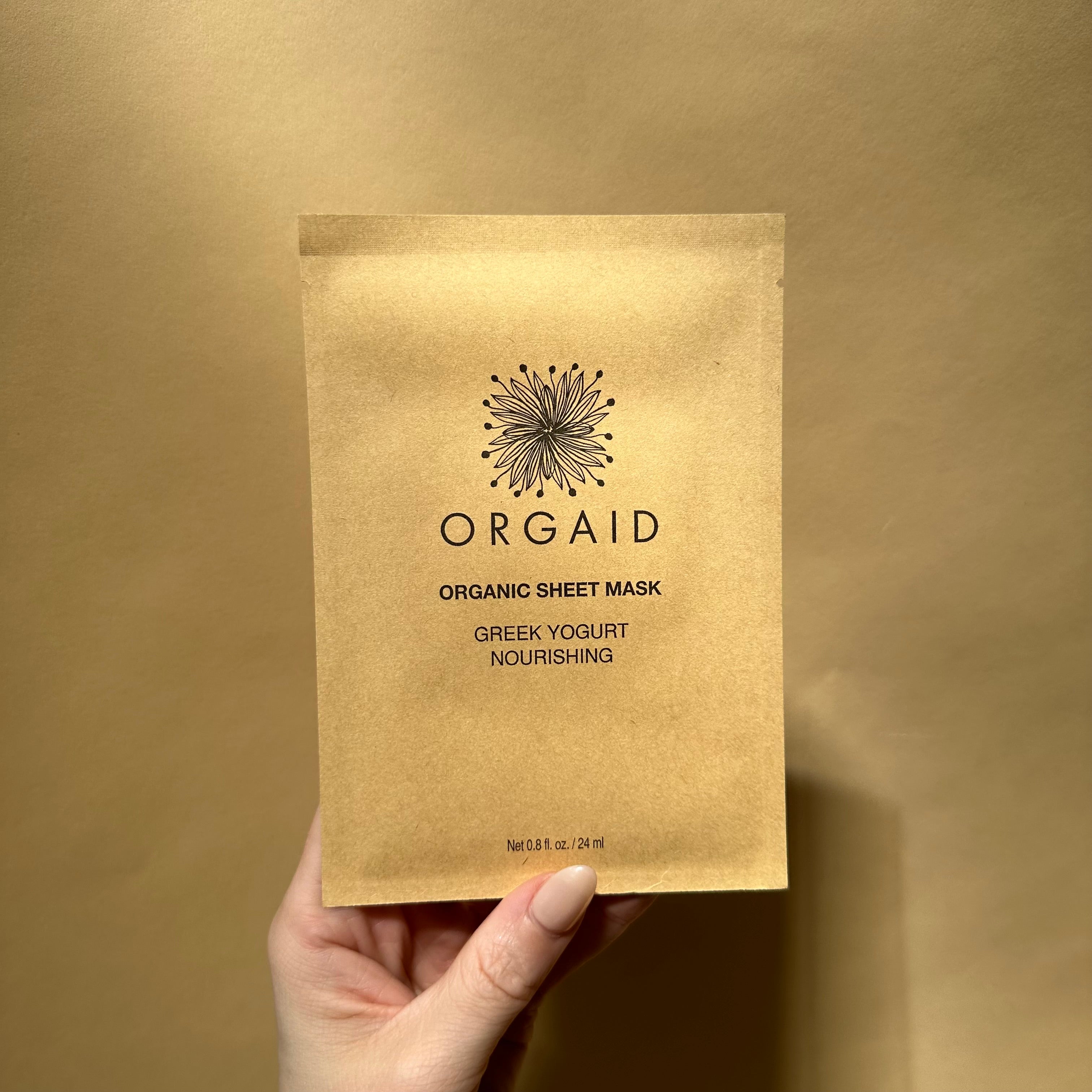 orgaid / organic sheet mask - firming & nourishing – Len Collective