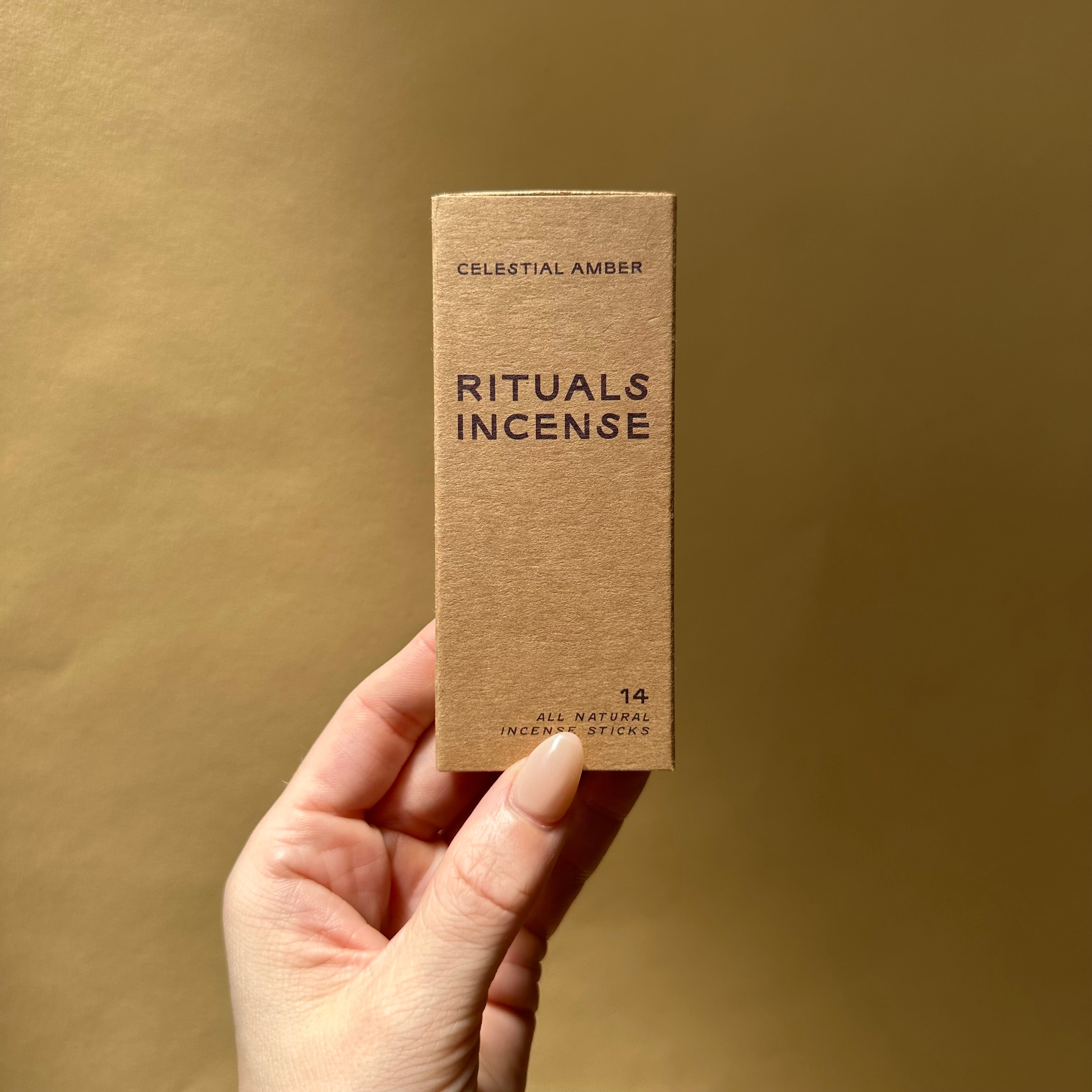 rituals incense / celestial amber incense sticks – Len Collective