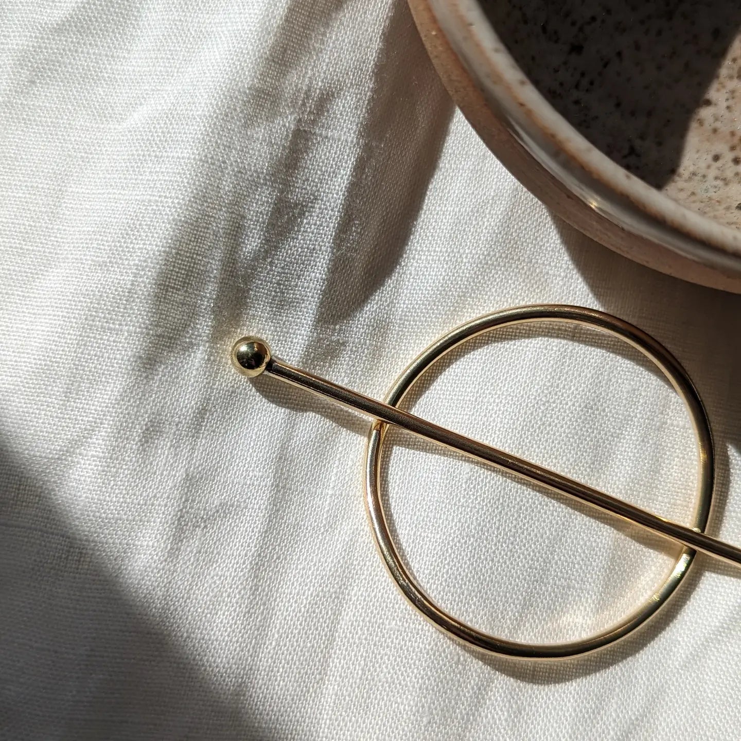 circle hair pin slide – Len Collective